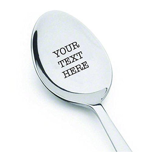 Custom Engraved Spoon - Personalised Spoon Gift – BOSTON CREATIVE COMPANY