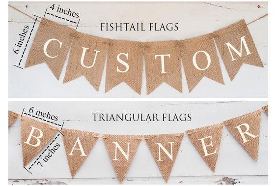 Custom Banner Your Ownwordings DIY Custom Banner, Burlap Banner, B331 ...