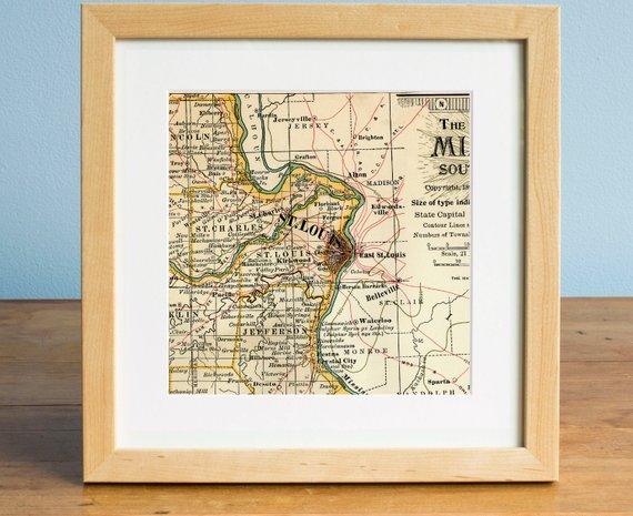 Custom Map Art Print – BOSTON CREATIVE COMPANY