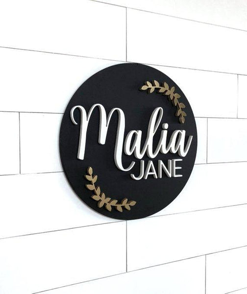 Customized Wooden Nursery Name Sign – BOSTON CREATIVE COMPANY