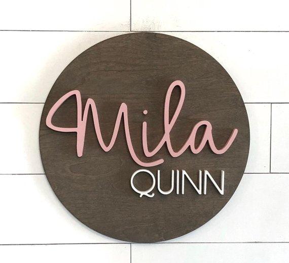 Nursery Baby Name Sign Letters – BOSTON CREATIVE COMPANY