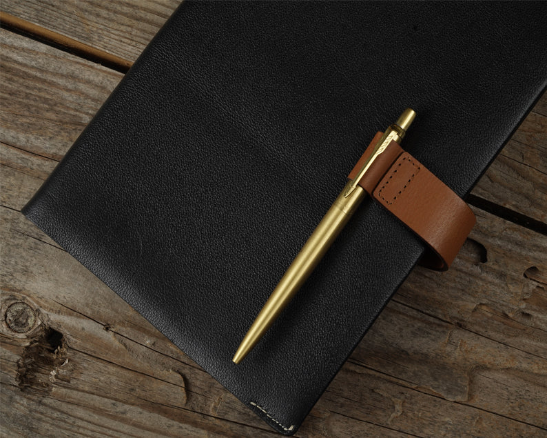 Leather Refillable Notebook Cover
